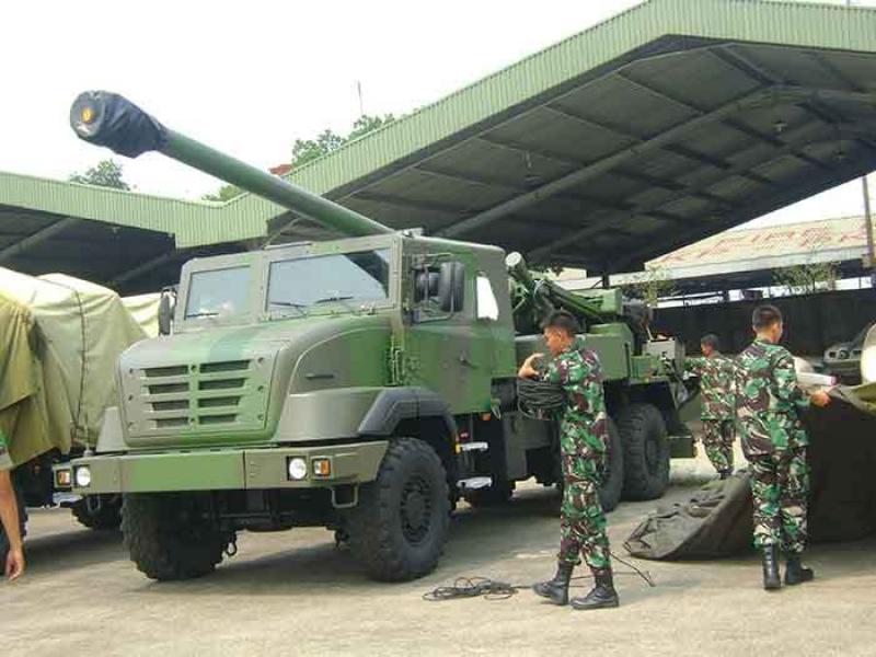 TNI AD Tambah Satu Batalyon Armed CAESAR Self Propelled Howitzer